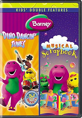 BARNEY: DINO DANCIN' Tunes / Musical Scrapbook Double Feature $26.15 ...