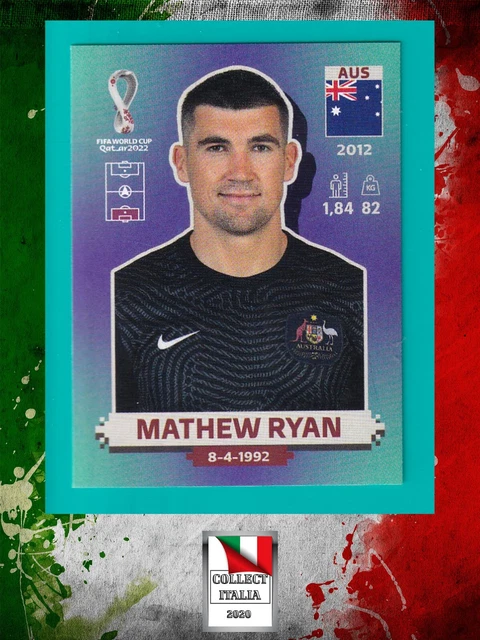 CALCIATORI PANINI FIFA World Cup Qatar 2022 Figurina Methew Ryan Aus 3 ...