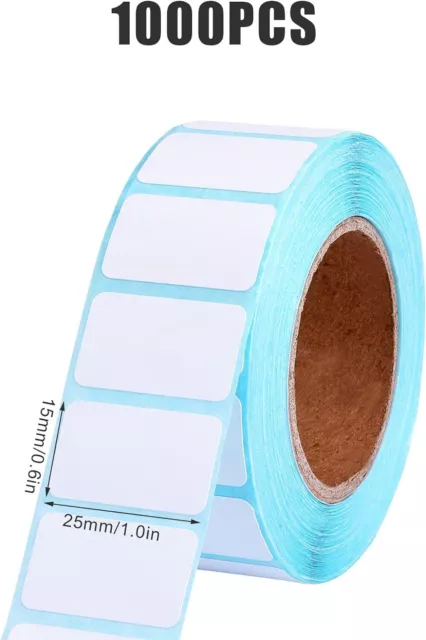 SELF ADHESIVE LABEL Sticker Blank White Rectangle Address Thermal Roll ...
