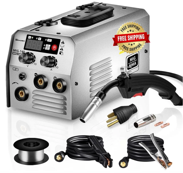 SOLDADORA ELECTRICA PORTATIL Inversor 140A Electric 110V/220V Maquina ...