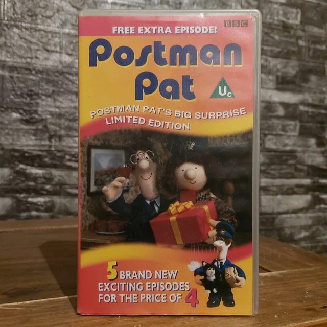 POSTMAN PAT POSTMAN pat's Big Surprise VHS VIDEO LIMITED EDITION BBC ...
