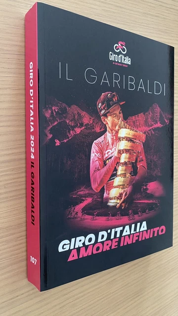 GIRO 107 D’ITALIA 2024 IL GARIBALDI Official Roadbook libro cartaceo ...