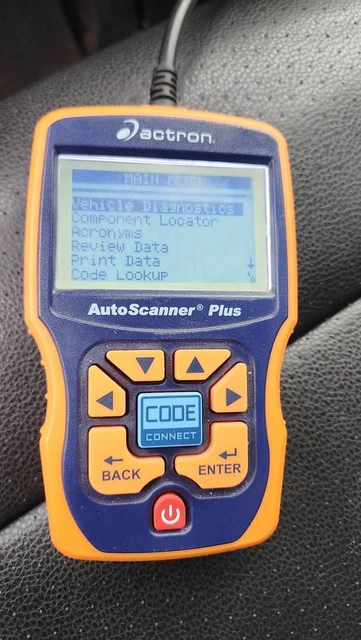 ACTRON AUTO SCANNER Plus CP9580A Code Connect OBDII | TESTED WORKS EUR ...
