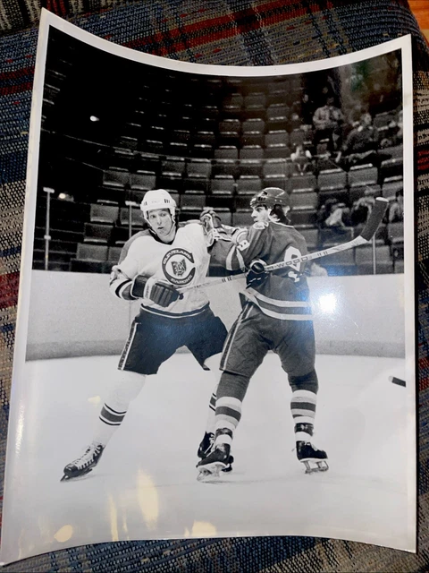 1977 NHL HOCKEY Type 1Photo Wayne Merrick Cleveland Barons Wha ...