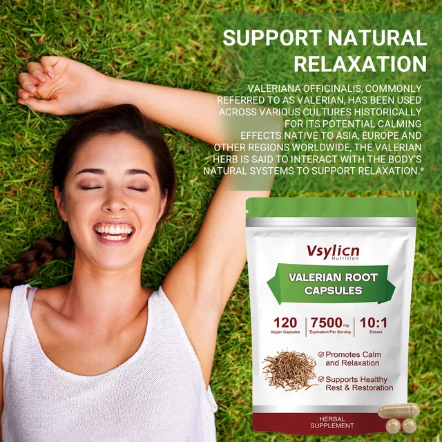 VALERIAN 7500MG FOR Deep Sleep | Fall Asleep Faster with Extract ...