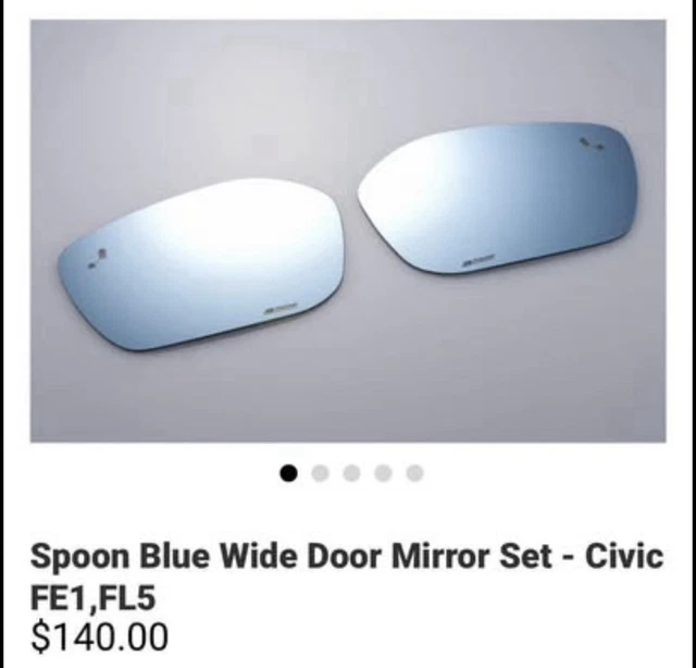 SPOON FL5 WIDE Side Mirrors for 23+ Honda Civic Type R EUR 172,91 ...