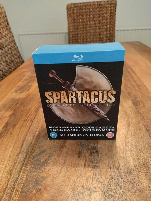 SPARTACUS THE COMPLETE Collection Blu-ray Box Set Series 1-4 Seasons 1 ...