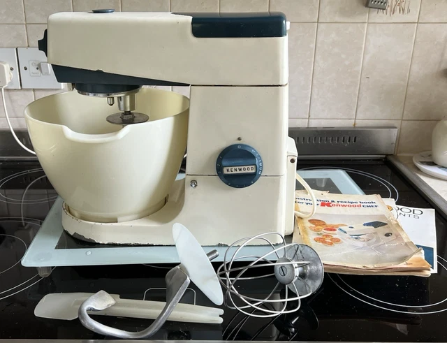 VINTAGE KENWOOD CHEF A701A Food Mixer Processor,3 Attachments, plastic ...