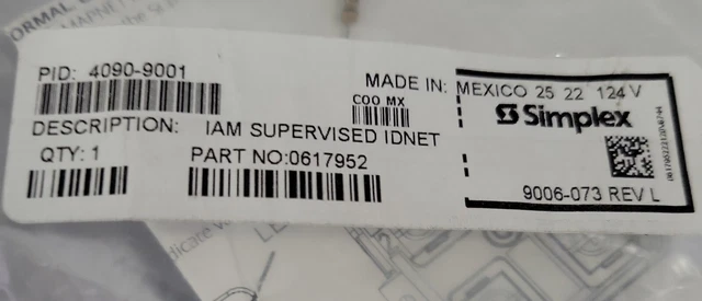 NEW SIMPLEX 4090-9001 Iam Mini Monitoring Module Nib!! $29.50 - PicClick