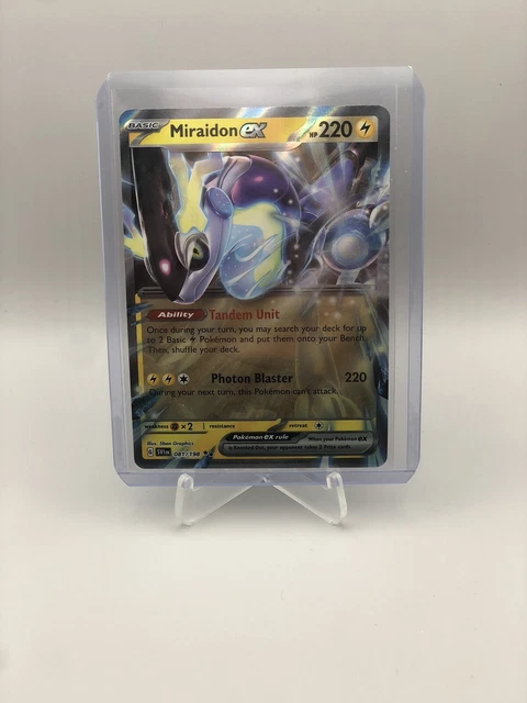 MIRAIDON EX 081/198 Scarlet & Violet Pokemon Card Ultra Rare NM- Mint ...