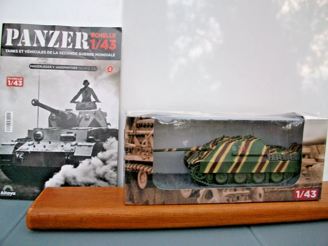 TEST CHARS DE la seconde G.M. N°02 Panzer V JagdPanther SD KFZ 173 avec ...