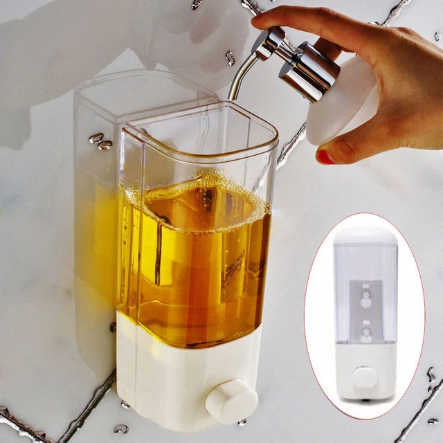 BATHROOM SHOWER HAND Washing Wall Mount Liquid Soap Dispenser Foam ...