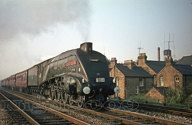 ORIGINAL 35MM AGFA Colour Slide of LNER 4-6-2 60007 at High Wycombe 23. ...