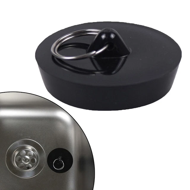 VERSATILE RUBBER DRAIN Stopper Compatible with Slop Sinks and Laundry ...