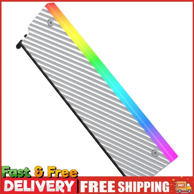 5V 3PIN ARGB RAM Heatsink Radiator Cooler for DDR2 DDR3 DDR4 DDR5 (Silver) £9.11 - PicClick UK