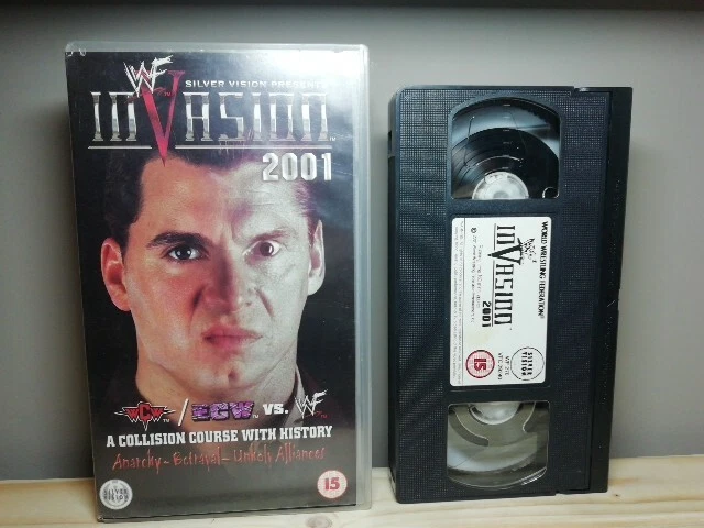 WF276 - WWF - Invasion - 2001 - PAL UK VHS Video Tape - WWE AEW WCW £7. ...