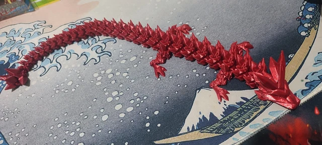 CHERRY RED CRYSTAL Dragon 🔮 🐲 3d Print £21.51 - PicClick UK