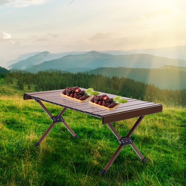 OUTDOOR FOLDABLE TABLE Lightweight Camping Table High Load-bearing ...