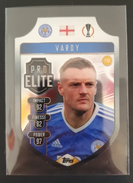 TOPPS MATCH ATTAX 21/22 2021/22 2021/2022 - JAMIE VARDY Pro Elite Chrom ... TOPPS MATCH ATTAX 21/22 2021/22 2021/2022 - JAMIE VARDY Pro Elite Chrom ...