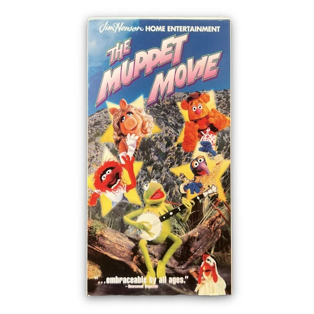 THE MUPPET MOVIE VHS 1999 Jim Henson Kermit Gonzo Piggy Fozzie Steve ...