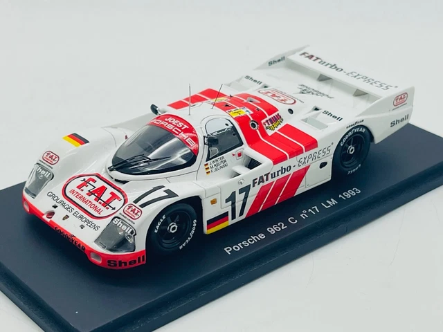 SPARK S2083 PORSCHE 962 C FAT n°17 Le Mans 1993 Reuter - Jelinski ...