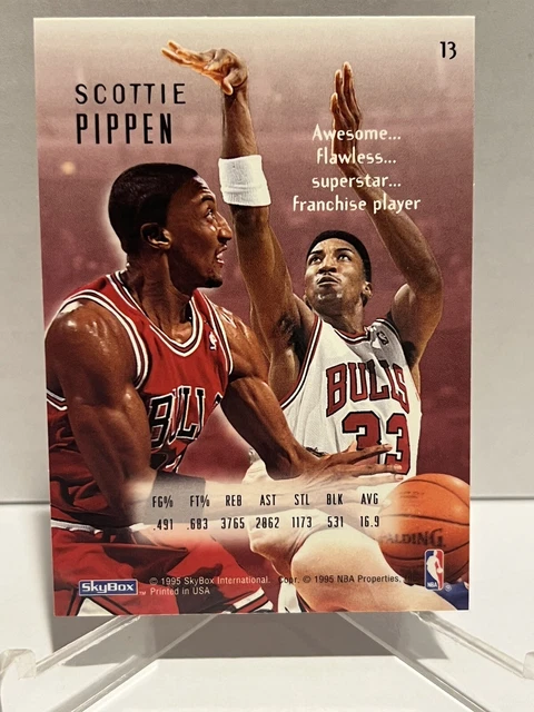 SCOTTIE PIPPEN EMOTION Skybox 1995 NBA Basketball Chicago Bulls EUR 2 ...
