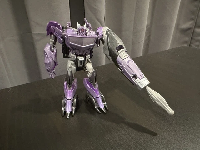 TRANSFORMERS PRIME CYBERVERSE Commander Class Beast Hunters Shockwave ...