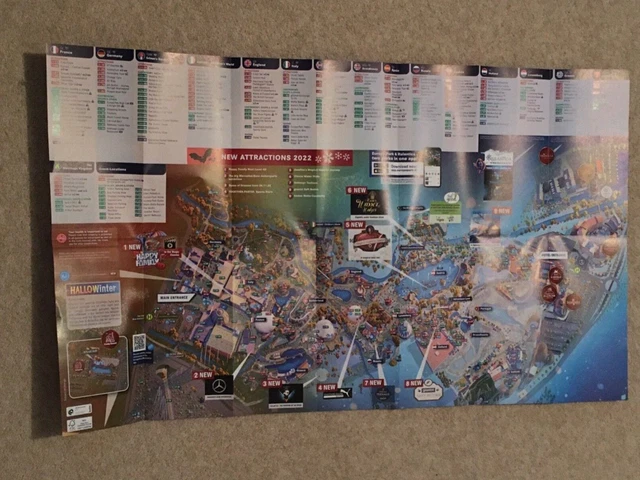 EUROPA PARK GUIDE Map And Infos 2022 English NEW Mint Condition £1.99 ...
