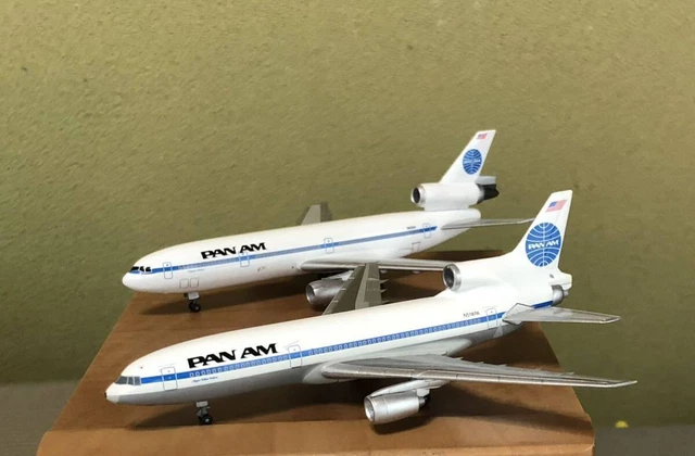COFFRET DE 2 avions Dragon Wings Pan Am American Airlines L-1011-382-3 ...