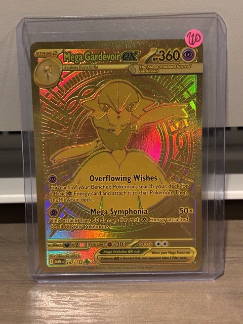 POKEMON TCG MEGA Evolutions Mega Gardevoir EX 187/132 Mega Hyper Rare ...