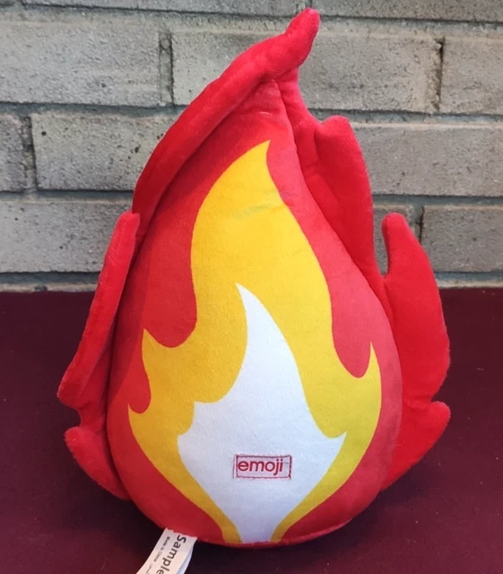 FLAME EMOJI YOU'RE So Lit - Soft Fire Plush Toy - 35cm - New with Tags ...