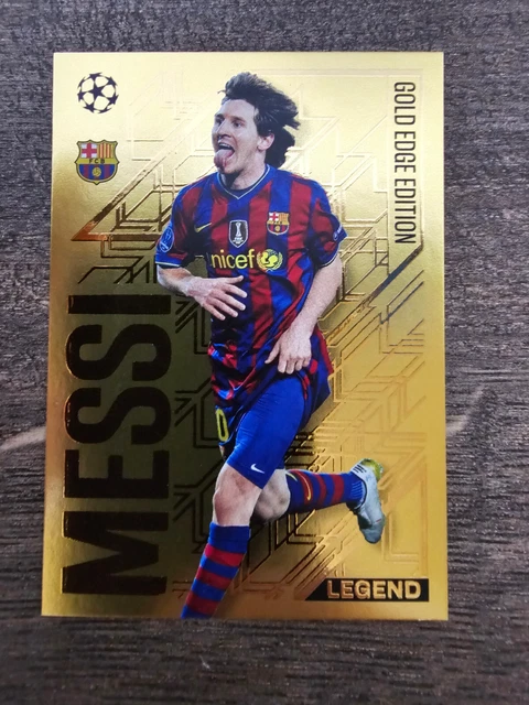MATCH ATTAX 24/25 Champions League 2024/2025 GE10 Lionel Messi Gold ...