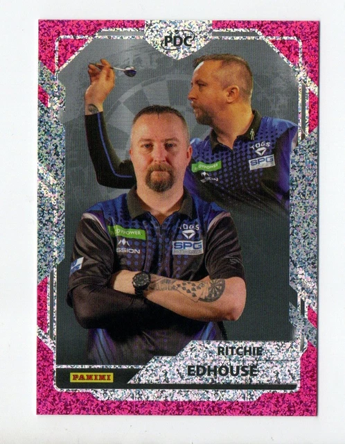 PANINI 2026 PDC World Championship Darts Richie Edhouse Pink Cracked ...