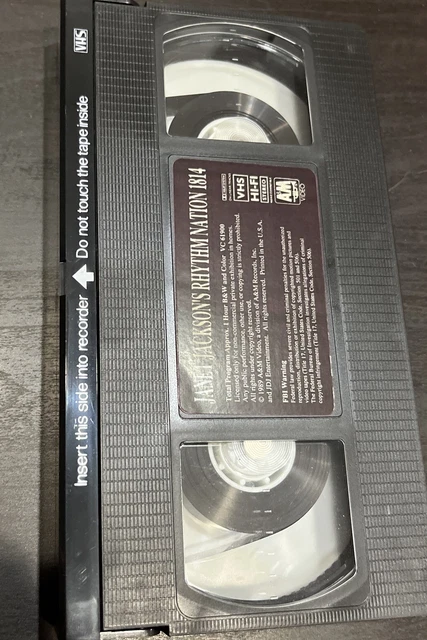 JANET JACKSON - Rhythm Nation 1814 VHS NTSC (1989) Vidéo A&M EUR 4,63 ...