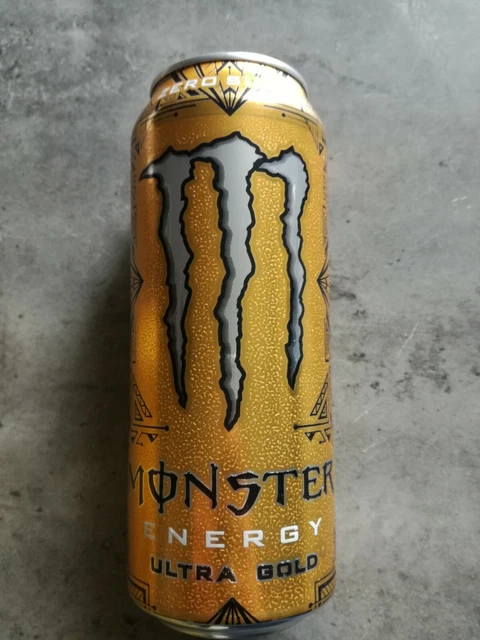 1 FULL ENERGY Drink Can Monster Ultra Gold Can Coca Cola FULL 473ml £21 ...