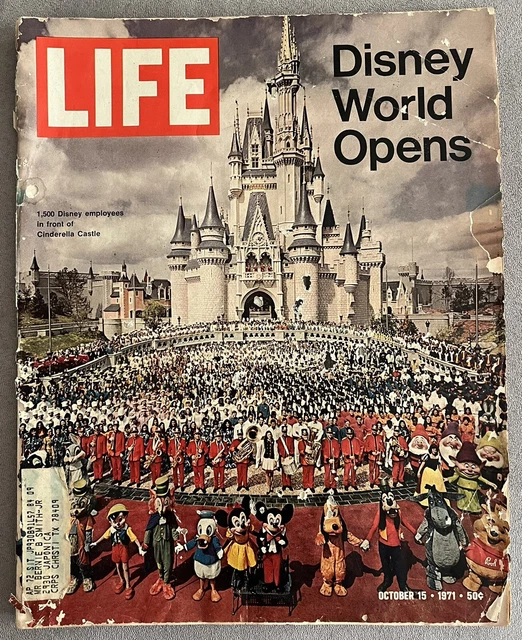 VINTAGE LIFE MAGAZINE Disney World Opens October 15 1971 £7.93 ...