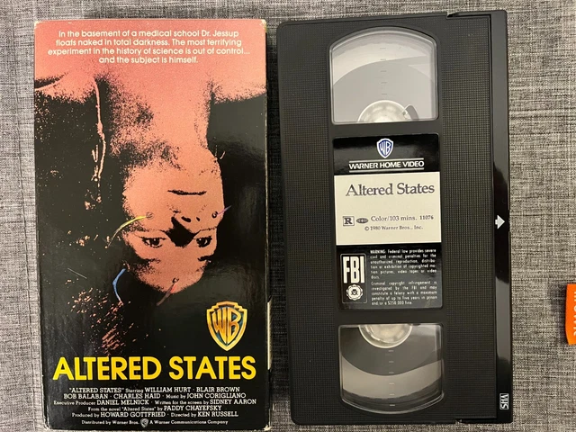 ALTERED STATES (VHS) 1980 Sci-fi/Horror - William Hurt £4.68 - PicClick UK