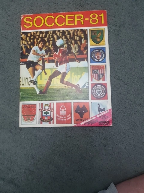 IN COMPLETE FKS Soccer 81 Football Sticker Album 1981 £0.99 - PicClick UK