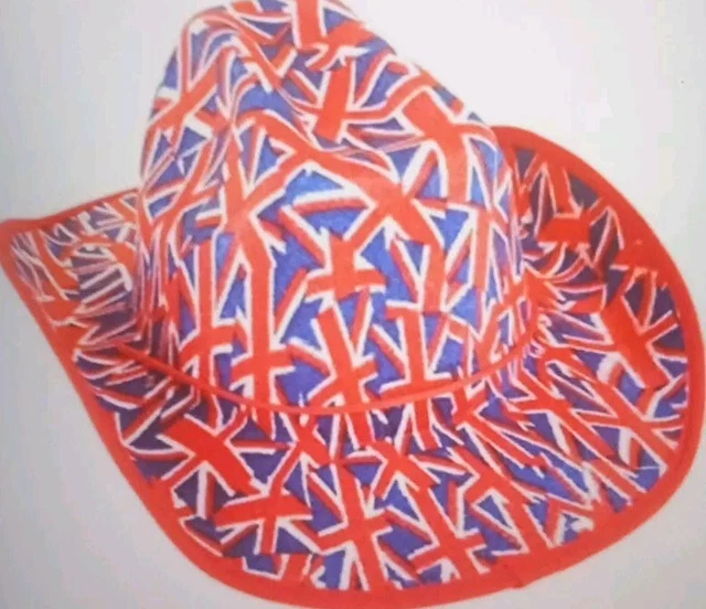 JOBLOT X10 UNION Jack Cowboy Cowgirl Hen Stag Western Festival Pride ...