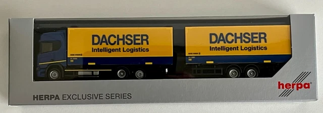 HERPA SCANIA CR20 Tandem - HZ : DACHSER Intelligent Logistics NEU & OVP ...