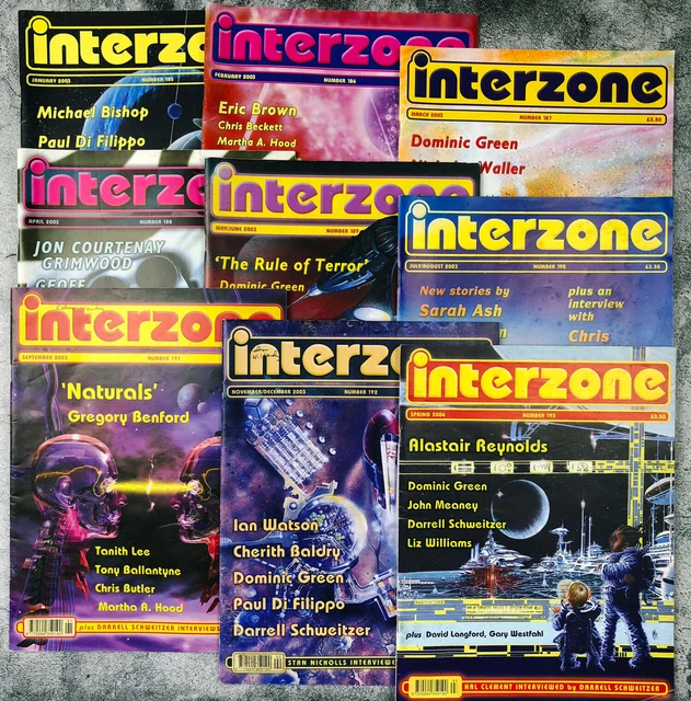 INTERZONE SCIENCE FICTION Magazine, 2003-2004 - Individual issues £3.99 - PicClick UK