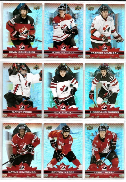 COREY PERRY MONTREAL Canadiens 2021-22 Tim Hortons Team Canada Base #40 ...