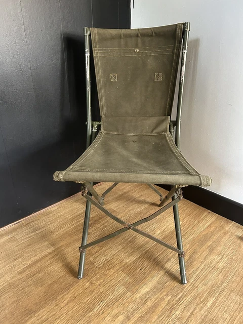 ORIGINAL KOREAN WAR British Officers Campaign Chair Rare 1953 £72.00 ...