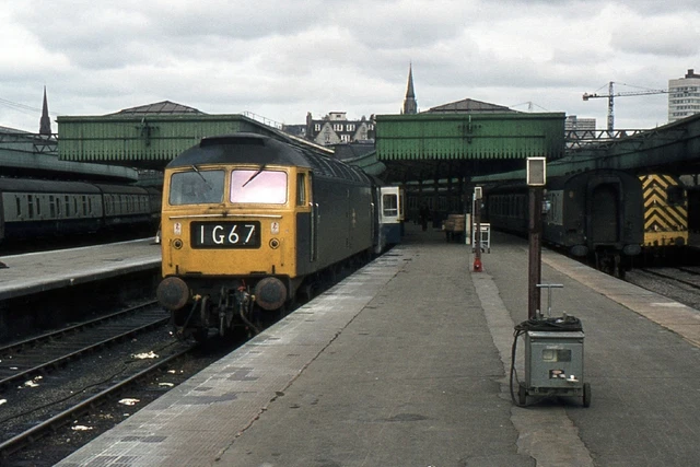 BRITISH RAIL CLASS 47 1971 (47270) Aberdeen 10th September 1973 Rail ...