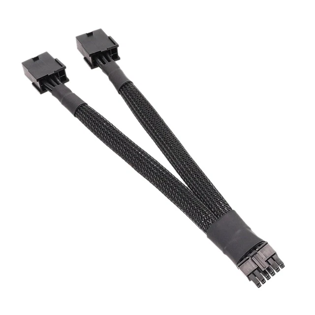 GRAFIKKARTE 12VHPWR PCIE 5.0 12-Pin zu Dual GPU PCIE 8-Pin Kabel für ...