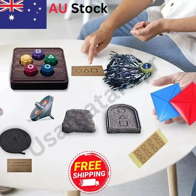 SQUID GAME SEASON 2 Gonggi Gong-gi 공기 Toy Korean Jack Stones Game NEW ...
