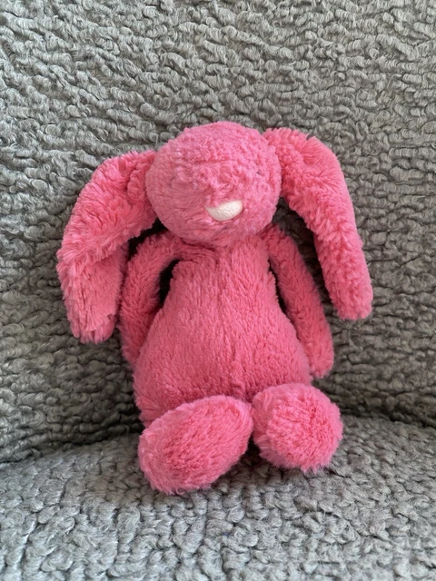 JELLYCAT LITTLE BASHFUL Hot Pink Bunny Small Toy £3.83 - PicClick UK