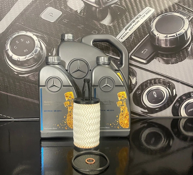 GENUINE MERCEDES-BENZ C43 AMG W205 C-Class Engine Oil & Filter Pack ...