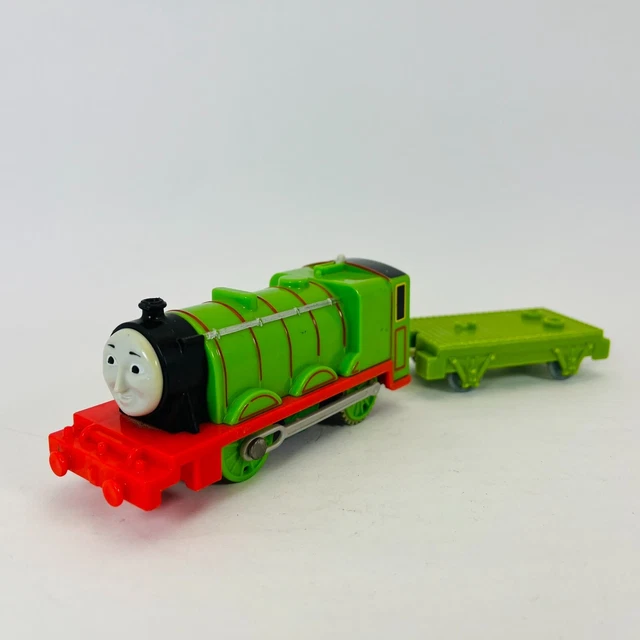 THOMAS & FRIENDS HENRY TrackMaster moteur de train motorisé + voiture ...