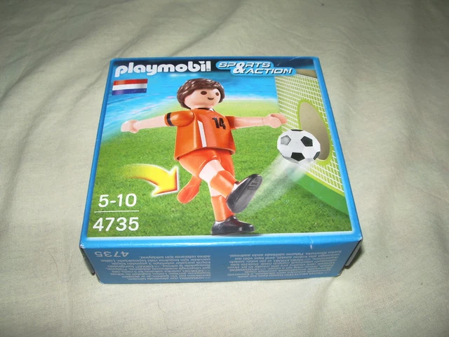 & PLAYMOBIL SPECIAL 4735 Joueur De Foot Hollandais Holland Neuf EUR 6 ...